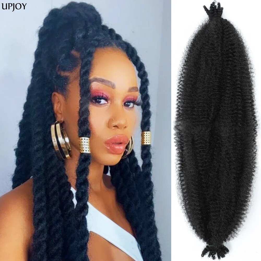 Springy Afro Twist Hair meche afro kinky Spring Twist Hair For Butterf ...