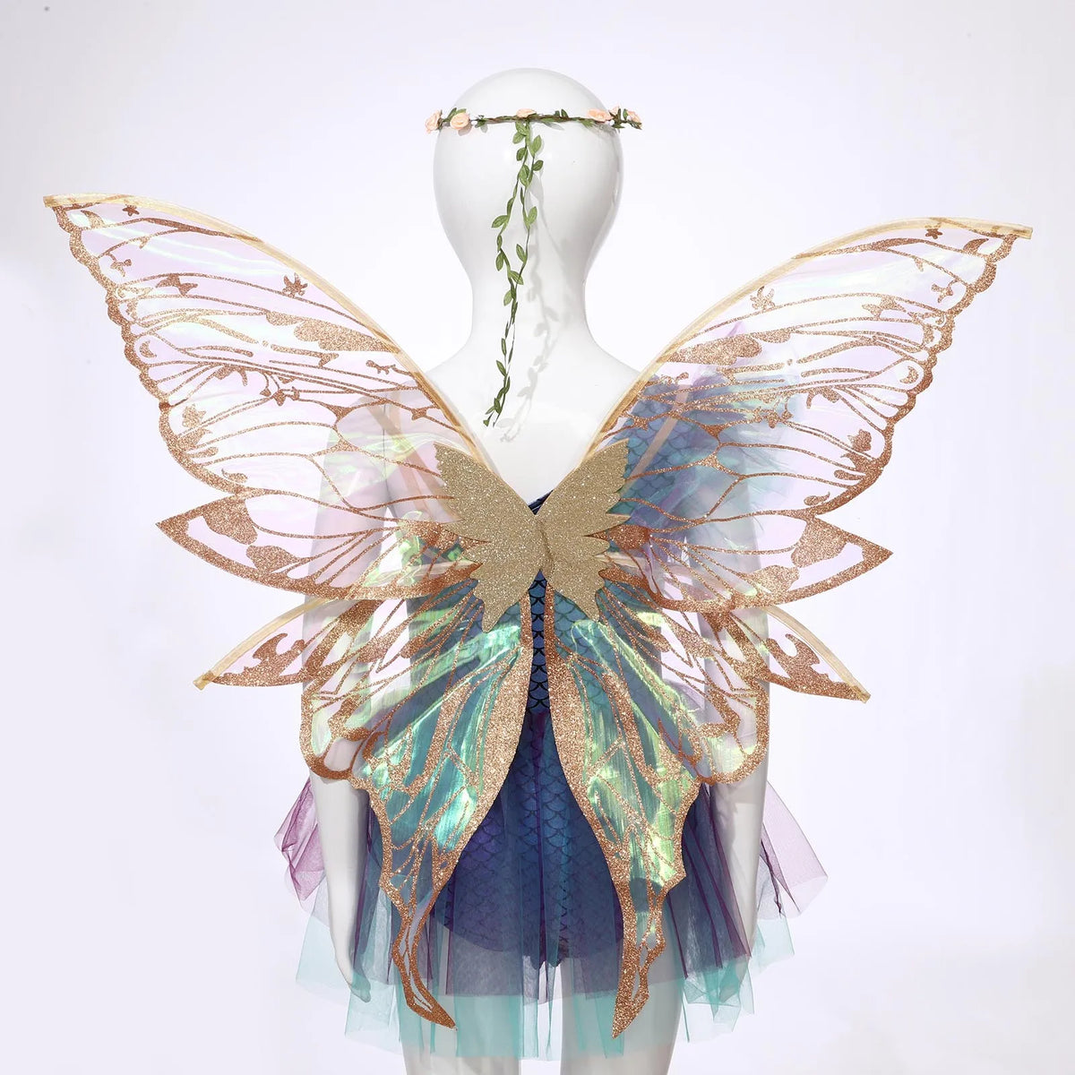 Butterfly Fairy Wings Princess Angel Wing Elf Ears Star Fairy Stick Ga ...